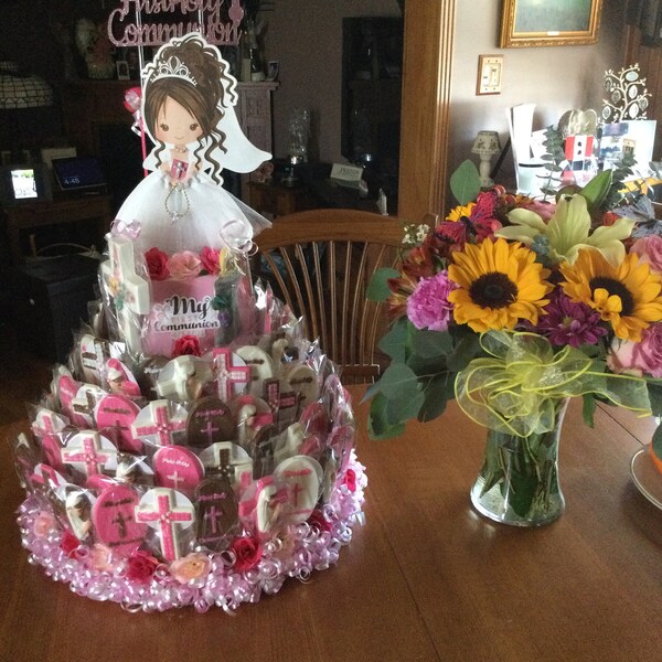 First Holy Communion Girl Centerpiece Centerpiece - Etsy