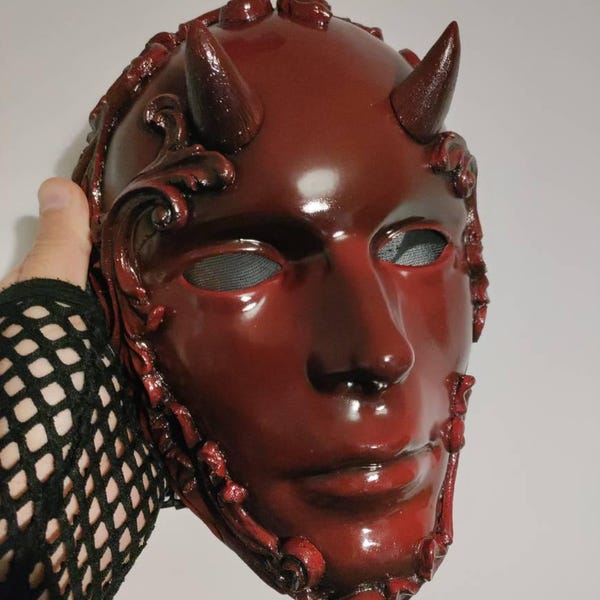 MR HELL (resin Full-face Venetian Mask) - Etsy