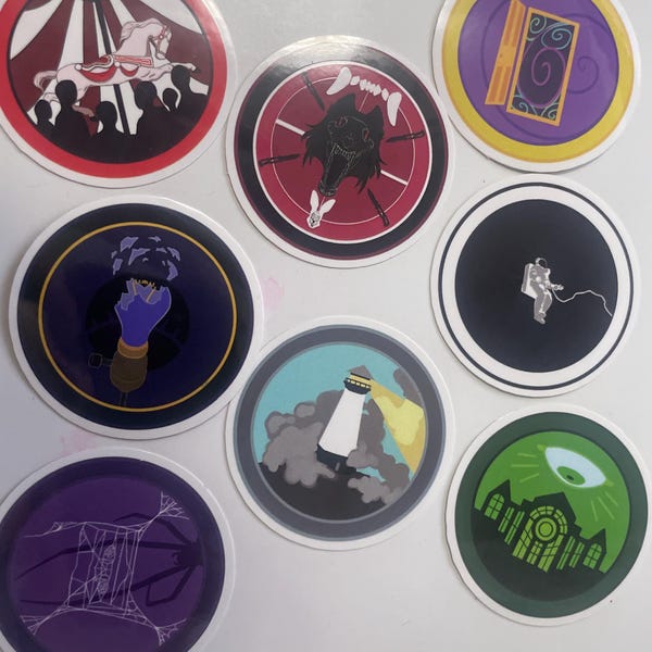 The Magnus Archives Fears Sticker TMA Entity Vinyl Sticker Holographic ...