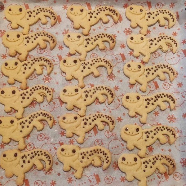 Gecko Cookie Cutter, Leopard Gecko Gifts, Lizards Kids Party Ideas ...