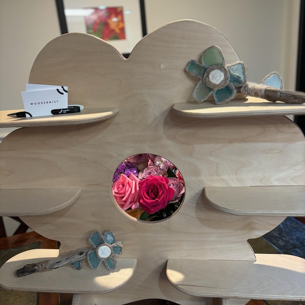 Flower Collapsible Stand, Artisan Retail Display, Pop-up Market Display ...