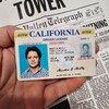 Marty Mcfly ID CARD Back to the Future Michael J Fox License Prop Mc ...