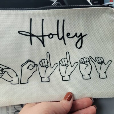 Personalized Sign Language Gift, ASL Gift, ASL Teacher, American Sign ...