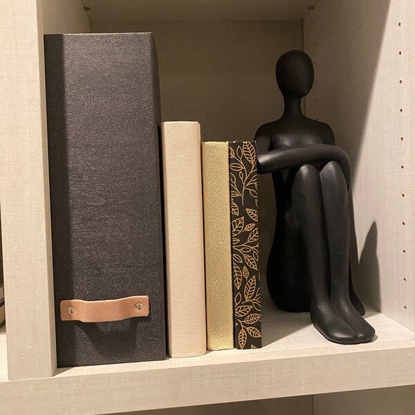 Black and White Decor, Book Stack for Decor - Etsy