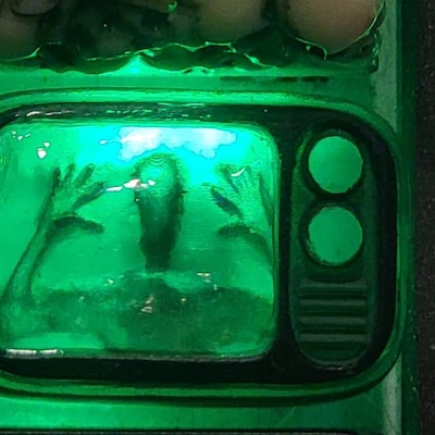 Horror TV Tab Keycap, Artisan Keycaps, Gothic Keycap, Custom Keycap, 3d ...