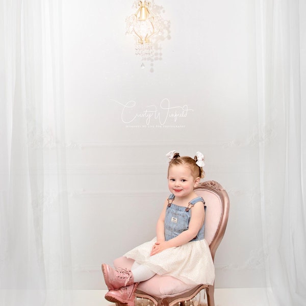 White Sheer Curtain Digital Photo Backgrounds - Etsy