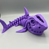 Flexi Factory Print-in-place Skeleton Shark 3D STL and 3MF Files for ...