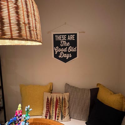 These Are the Good Old Days Pennant Nostalgic Wall Decor Inspirational ...