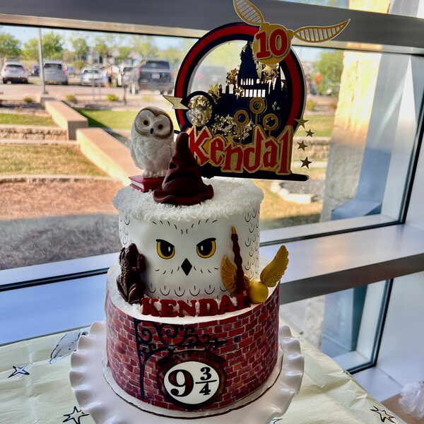 Wizard Birthday Cake Topper, Magical Wizard Birthday Party, Magical ...