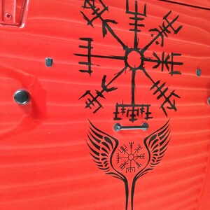 Valkyrie Wings Norse Viking Symbol Vinyl Decal Car Truck Jeep Wrangler ...