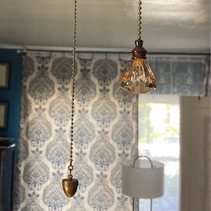 Brass Acorn Fan Pull Steampunk Ceiling Fan Pull Chain Antiqued | Etsy