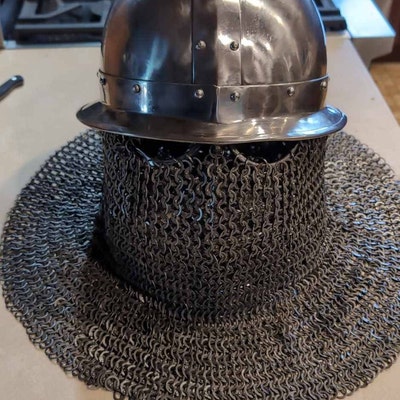 Medieval Beak Face Helmet Armour Steel Head Protection Armor SCA Combat ...