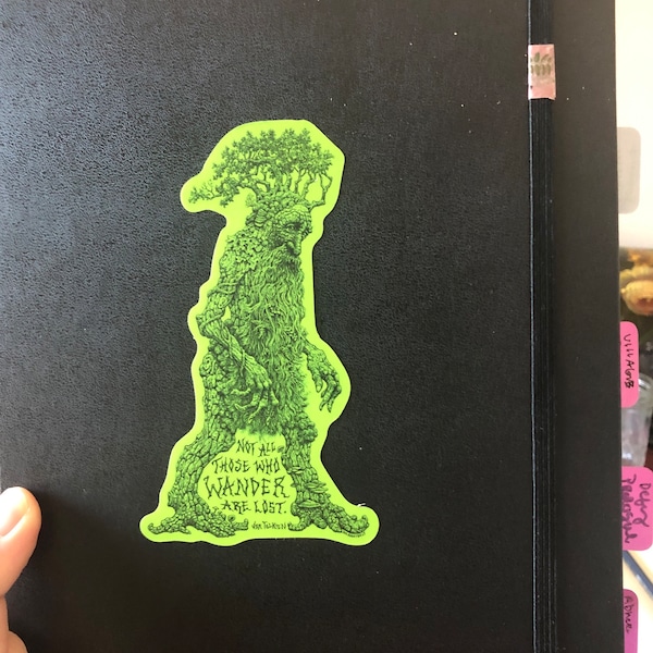 Wandering Ent Art Sticker - Etsy