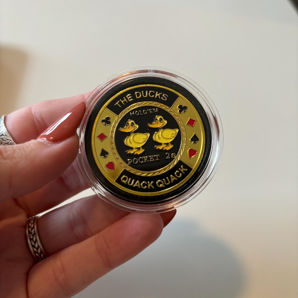 IM A DONK 7/2 off Suit Poker Card Guard Hand Protector New Poker Chip ...