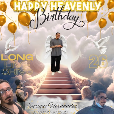 Happy Heavenly Birthday, Memorial PNG, in Loving Memory Birthday in ...