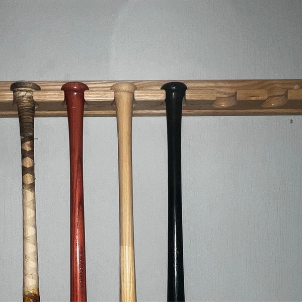 Vertical Baseball Bat Display Rack for Regular Bats (priced by the Inch ...