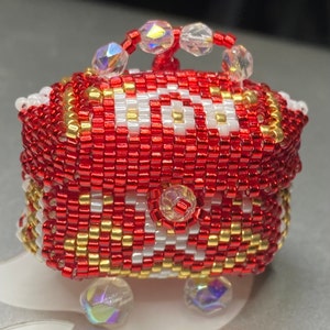 Beaded Box N.7, 3D Peyote Bead Pattern - Etsy