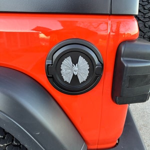 Peace Finger Sign in 3D Black for Jeep Wrangler JK/JKU Rear Tail Light ...