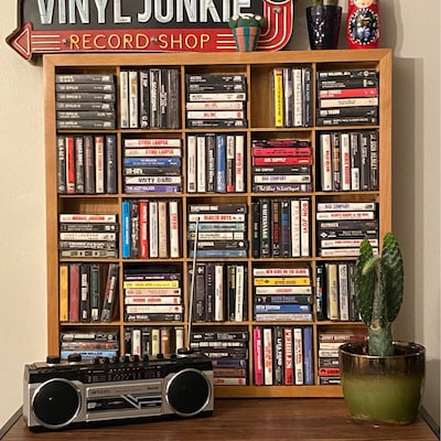 Minimalist Cassette Tape Shelf - Etsy