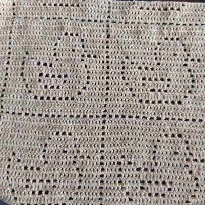 Tiny the Turtle Blanket Filet Crochet Blanket Filet - Etsy