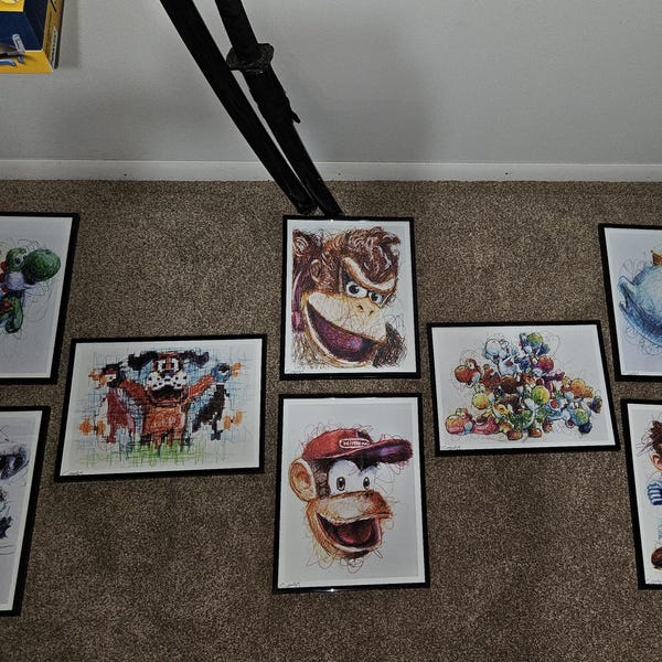 Freddy Fazbear Ballpoint Pen Print, Five Nights at Freddy's Art Poster ...