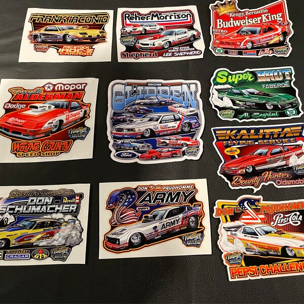 Darrell Alderman's Mopar Pro Stock Daytona, LARGE 35" "nitro Heads ...