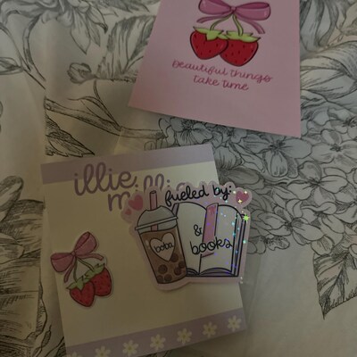 BRB Getting Iced Coffee Alien Iced Cofee Run Vinyl Sticker Waterbottle ...