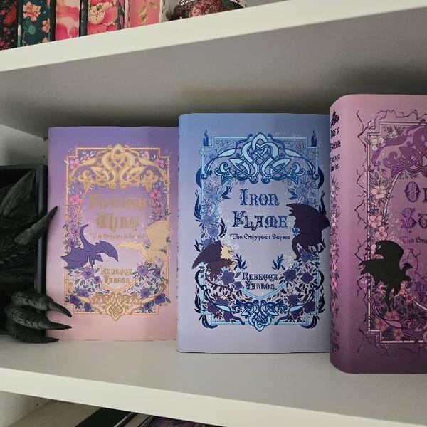 Fourth Wing Gold Foil Dust Jacket - Etsy