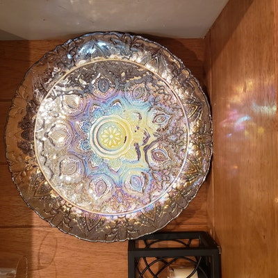 Vintage Princess House Crystal Ashtray Diamond Pattern Royal Highlights ...