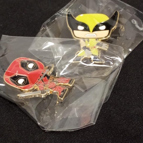 Wolverine Deadpool Funny Enamel Pin Set Boys Anime Gift Deadpool 3 ...