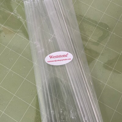 Flat Sticks 30pcs Acrylic PLEXIGLASS Sticks, Long Flat, Transparent ...