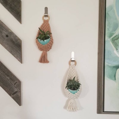 Macrame Planter Cover Macrame Plant Macrame Pot Cover Macrame Plant ...