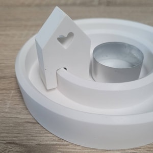 4 in 1 Mini House Molds Set , Heart House to Attach Tray Decoration ...