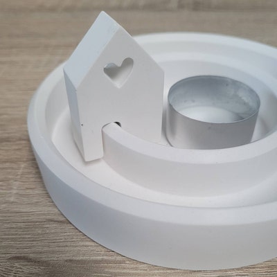 4 in 1 Mini House Molds Set , Heart House to Attach Tray Decoration ...