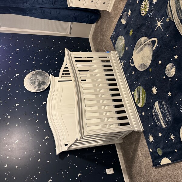 Celestial Wall Stencil - DIY Night Sky Stencil - Moon and Stars Design ...