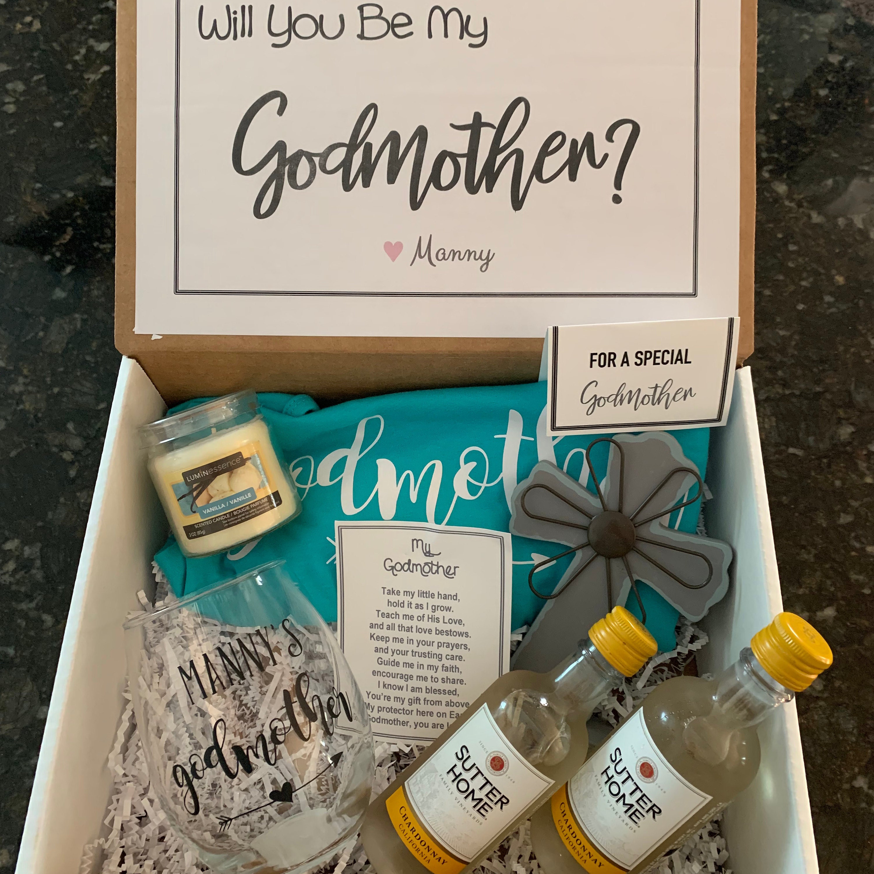Godmother Gift - Godmother Box - Godmother Proposal - Personalized ...