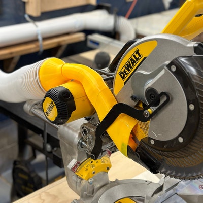 Dewalt Miter Saw Dust Collector Adapter - Etsy