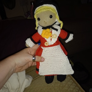 Gwen the Welsh Doll Crochet Amigurumi Pattern Wales Traditional Dress ...