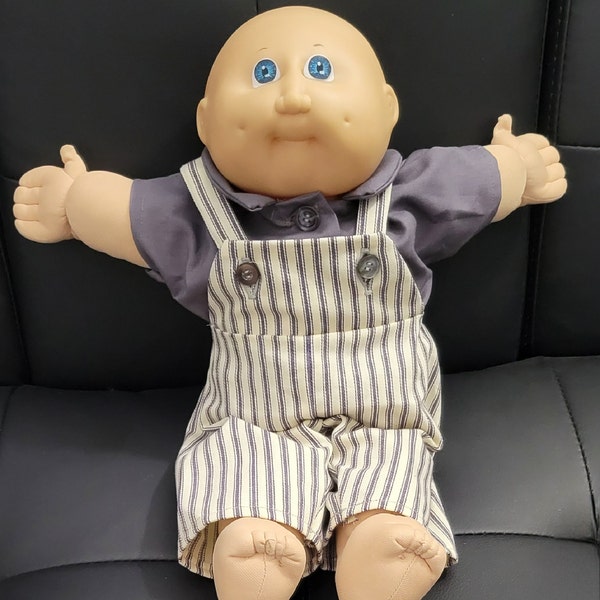 Two Piece Cotton Shirt and Overalls for Cabbage Patch Boy or Girl - Etsy