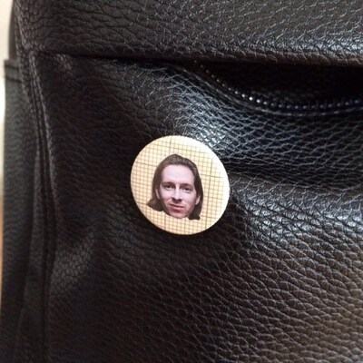 Wes Anderson Button Badge Pin - Etsy