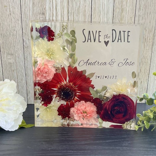 Custom Resin Floral Table, Flower Preservation, Floral Preservation ...