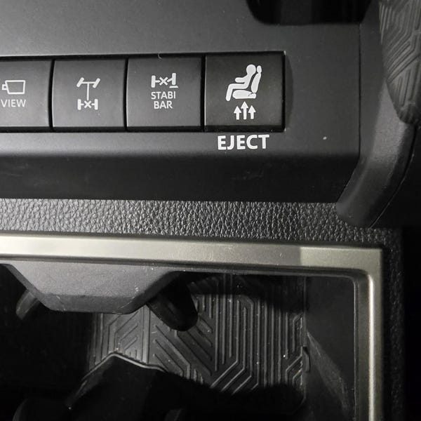 Eject Button Decal, Car Decal, Eject Passenger Button, Blank Button ...