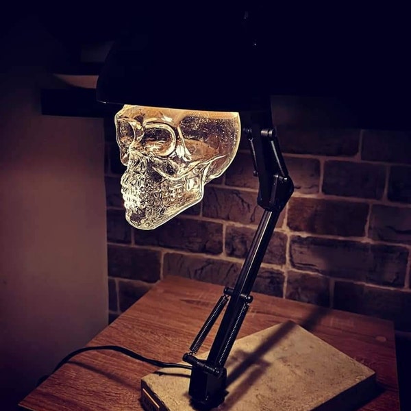 Table Skull Lamp - Etsy