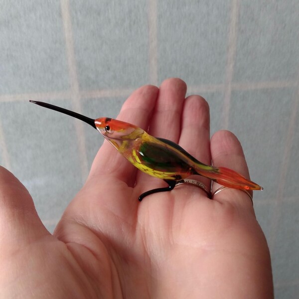 Handmade Blown Glass Art Figurine CARP Fish Great Gift for Marine ...