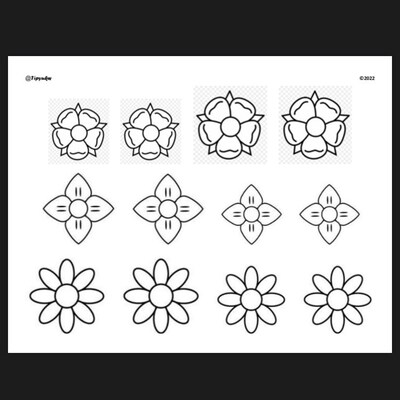 Native Beadwork Template Animal Florals Pow Wow Size - Etsy