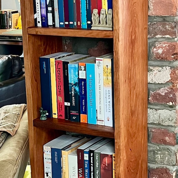 Handmade Tall Curved Bookshelf - Etsy