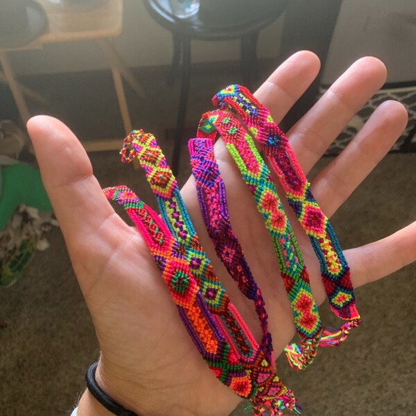 Mexico Friendship Bracelet, ASSORTED Bracelet Set, Adjustable ...