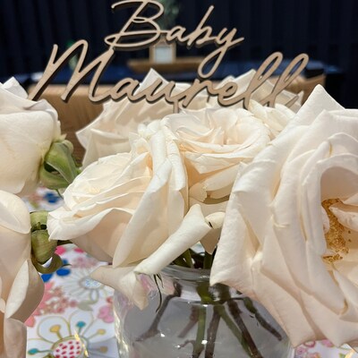 Wavy Table Numbers Acrylic Table Numbers Wavy Wedding Sign - Etsy