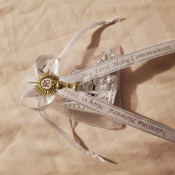 12 Mini Bibles Holy Sacrament First Communion Favor Personalized ...
