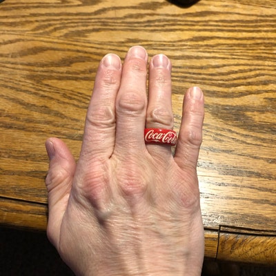Coke or Pepsi Wood Finger Rings - Etsy